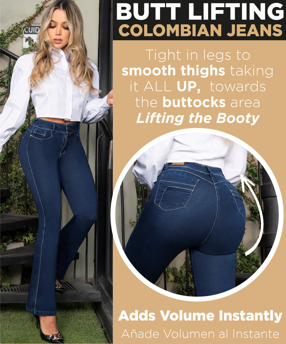 Colombian Butt Lifting Jean Melisa women high waist waisted mujer ...